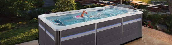 What is a good size for a lap pool at home | Hot Spring Spas Australia